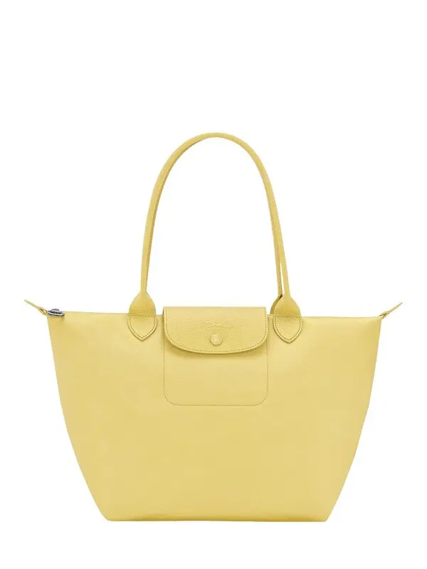 Longchamp Le Pliage One Nylon Shoulder Tote - Lime