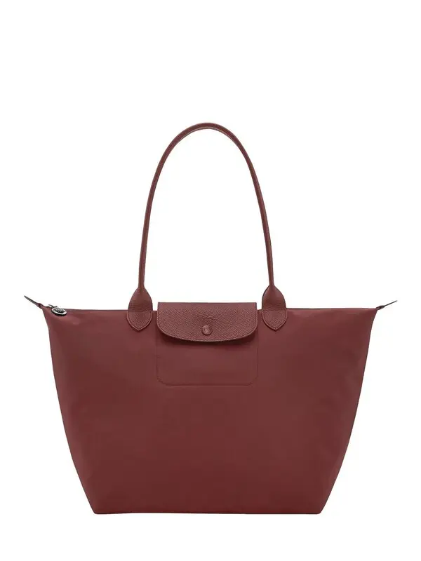 Longchamp Le Pliage Nylon Shoulder Tote - Burgundy