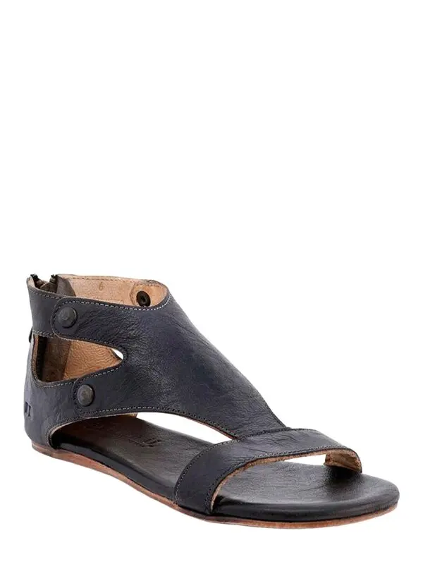 Bed Stu Soto Modern Flat Sandal - Black Rustic