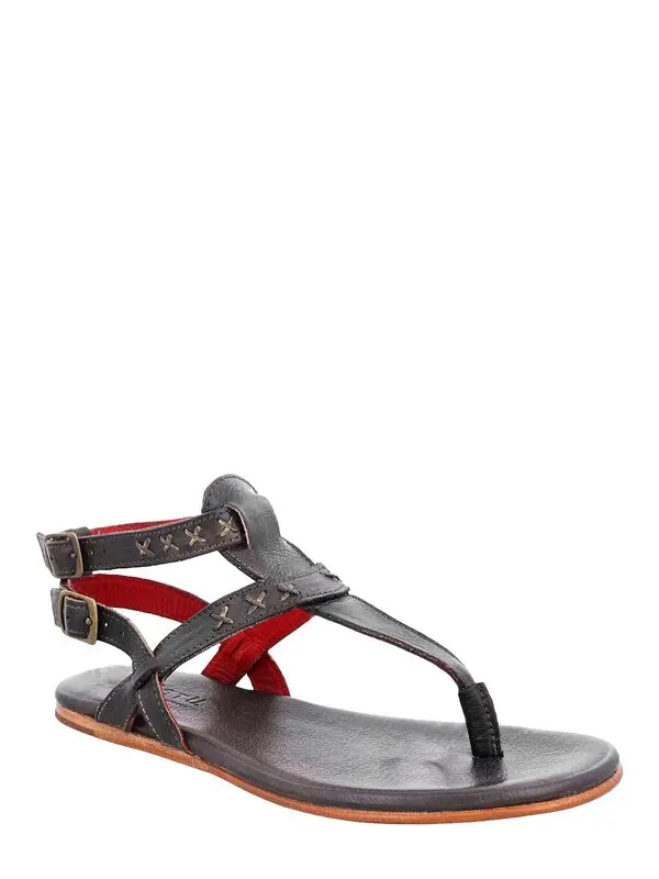 Bed Stu Moon Ankle Strap Sandal - Black Rustic