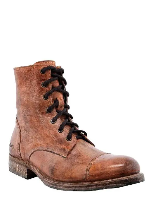 Bed Stu Protégé" Cap Toe Lace Up Boots - Tan Rustic