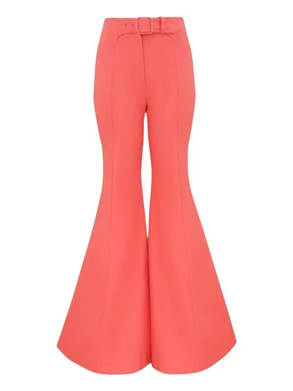 Zimmermann Alchemy Drill Super Flare Pants - Pink