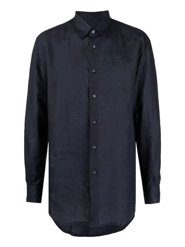 Brioni Button-down Fitted Shirt - Black