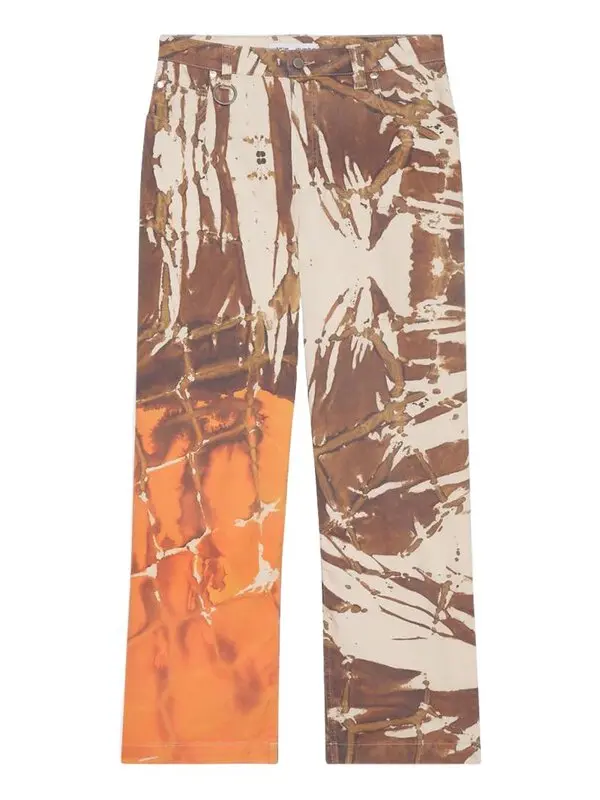 ÃTUDES Tudes X Maia Ruth Lee Loose Fit Cotton Printed Trousers - Multi