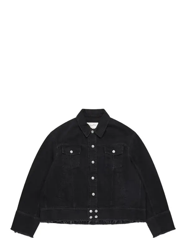 Matieres Fecales Pierre M. Denim Woven Jacket - Black