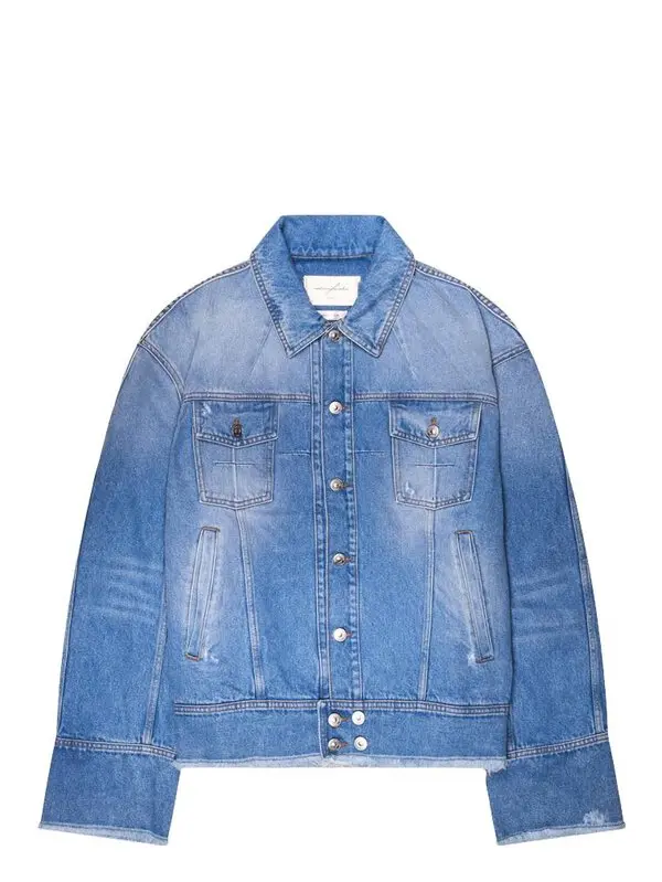Matieres Fecales Pierre M. Denim Woven Jacket - Blue