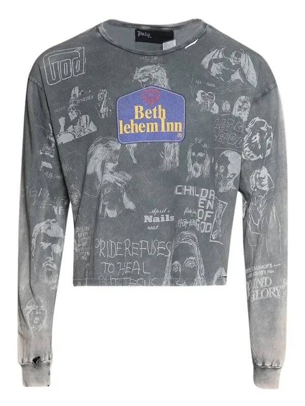 PALY Bethlehem Long Sleeve Tee Washed - Black