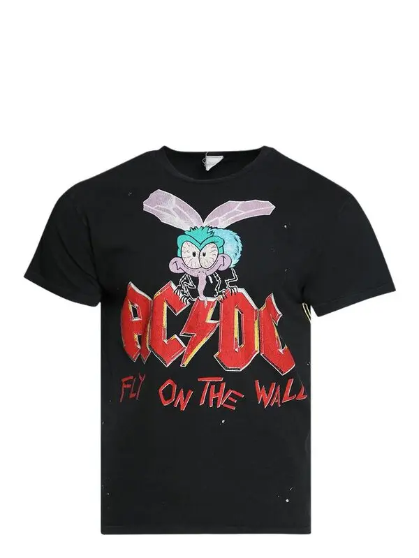 MadeWorn Ac/dc 90's Crew Tee Coal - Black