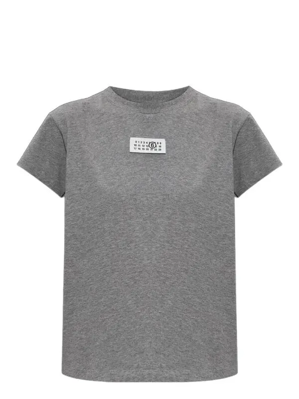 MAISON MARGIELA Short Sleeve Crewneck T-shirt - Grey