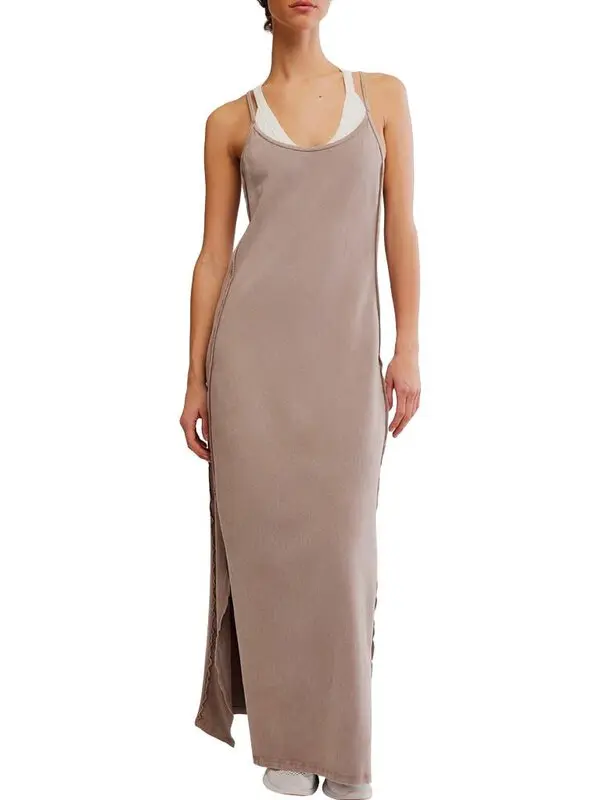 Free People Hot Shot Sleeveless Maxi Dress - Hickory