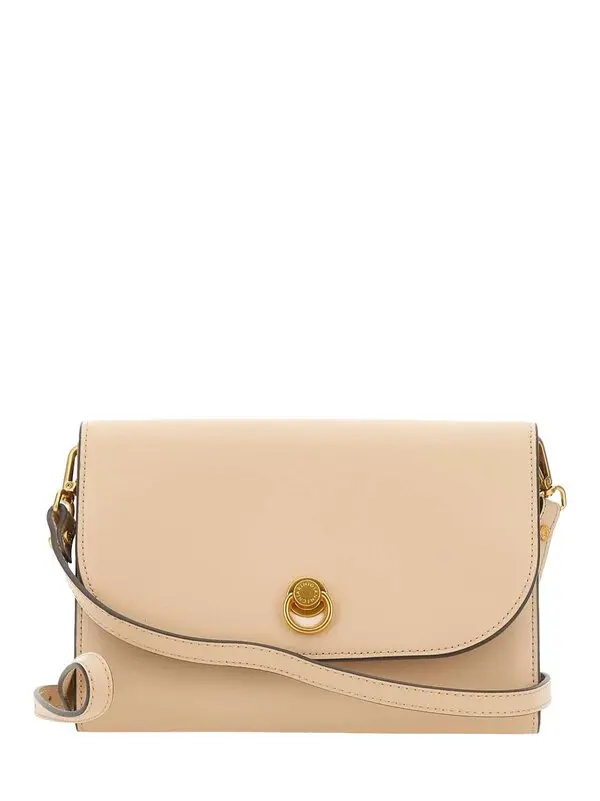 GIANNI CHIARINI Bsw Wallet Clutch Bag With Adjustable Shoulder Strap - Beige
