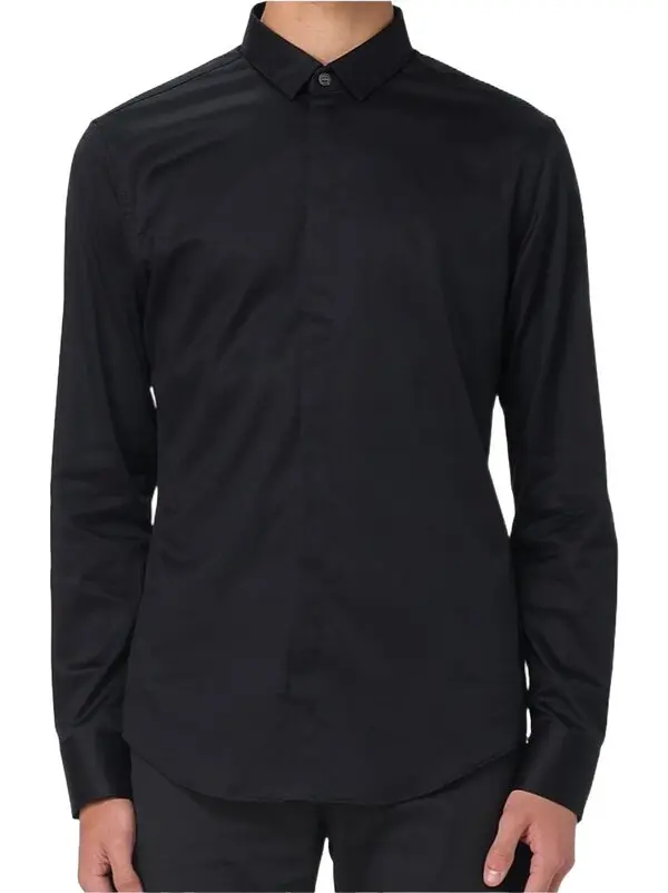 Emporio Armani Long Sleeve Shirt - Black