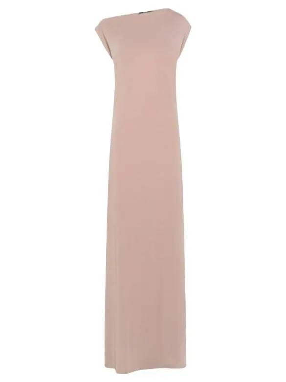 Seventy Swallowtail Sleeve Maxi Dress - Nude
