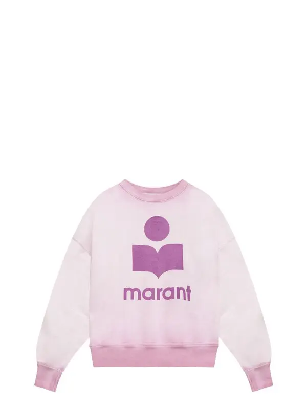 Isabel Marant Étoile Moby Logo Crewneck Sweatshirt - Purple