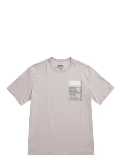 BLAUER. Reflective Cotton T-shirt - Grey