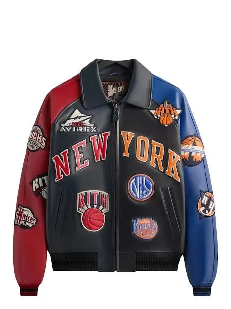 Kith X Avirex X New York Knicks Madison Square Garden Icon Jacket - Multicolor