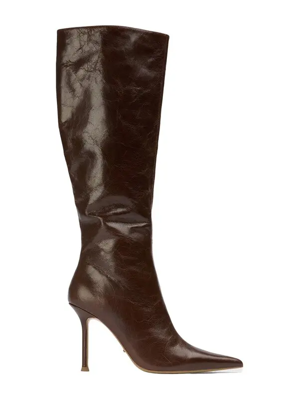 Bardot Naxos Calf Boot - Chocolate