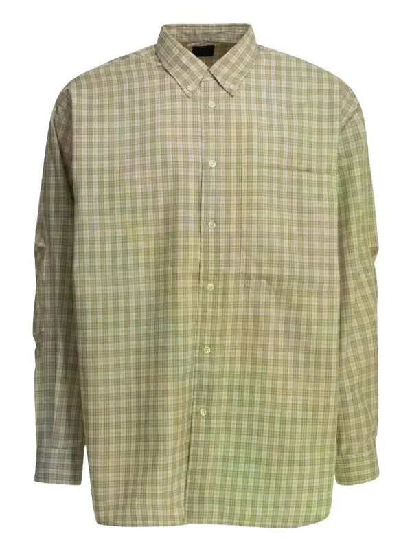 DAIWA PIER39 Check-print Button-down Shirt - Neutrals