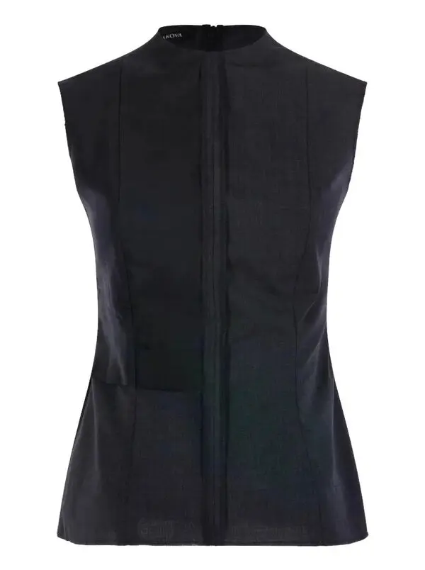 HODAKOVA Sleeveless Panel Top - Grey
