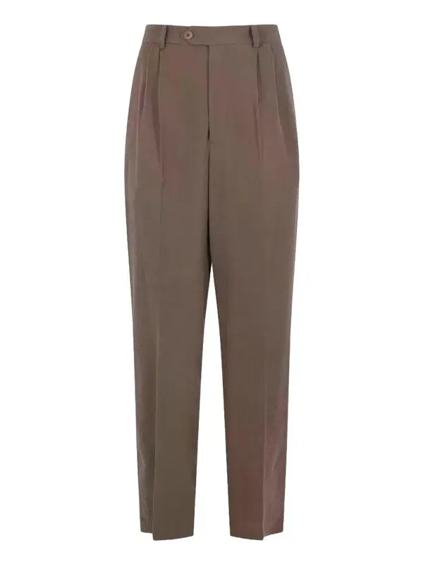 MAGLIANO Herringbone Pleated Trousers - Neutrals