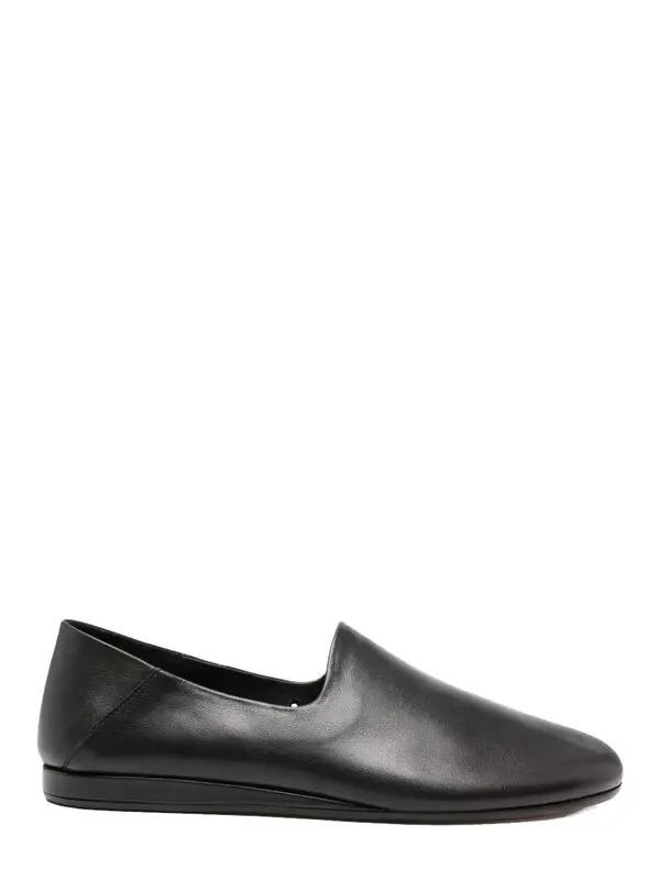 Jacquemus Logo-embroidered Loafers - Black