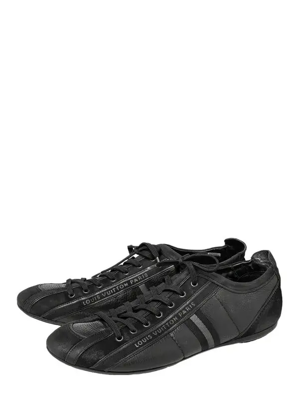 LOUIS VUITTON Cosmos Nubuck Leather Sneakers - Black