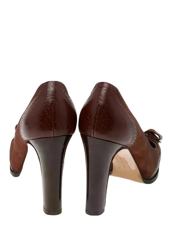 FERRAGAMO Vara Bow Pumps - Brown
