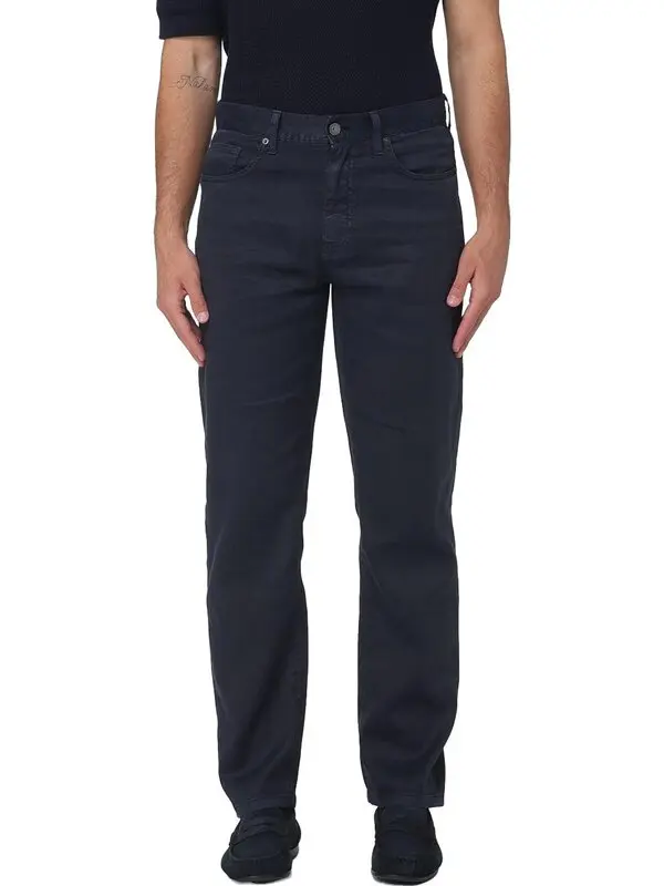 Zegna Tailored Trousers - Navy