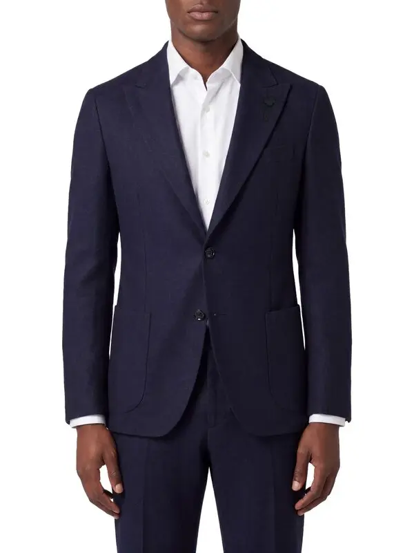 LARDINI Tailored Blazer - Blue