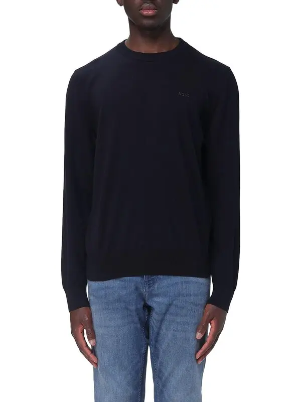 BOSS Crew Neck Sweater - Blue