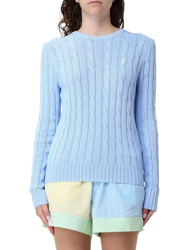 Ralph Lauren Cable Knit Pullover - Sky Blue