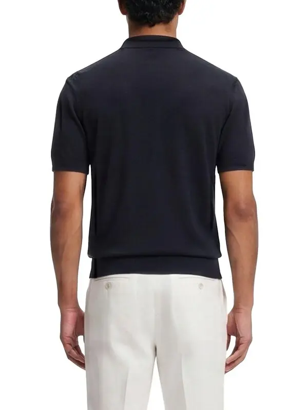 BOSS Knit Polo Shirt - Blue