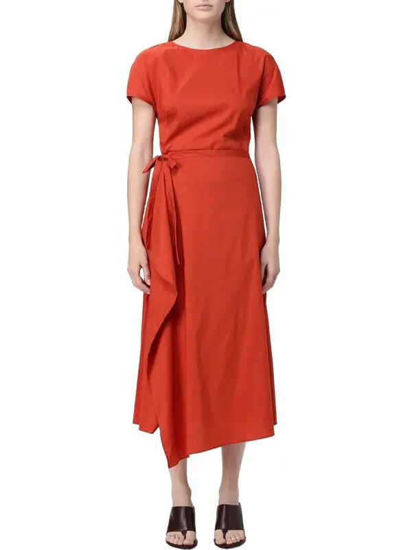 Liviana Conti Midi Dress - Orange