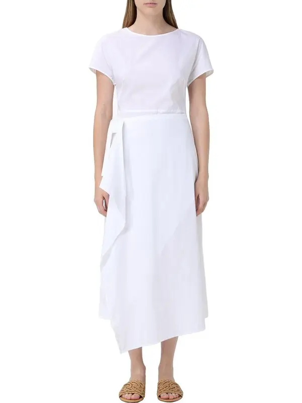 Liviana Conti Midi Dress - White