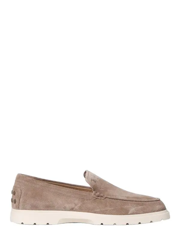 TOD'S Suede Loafers - Beige