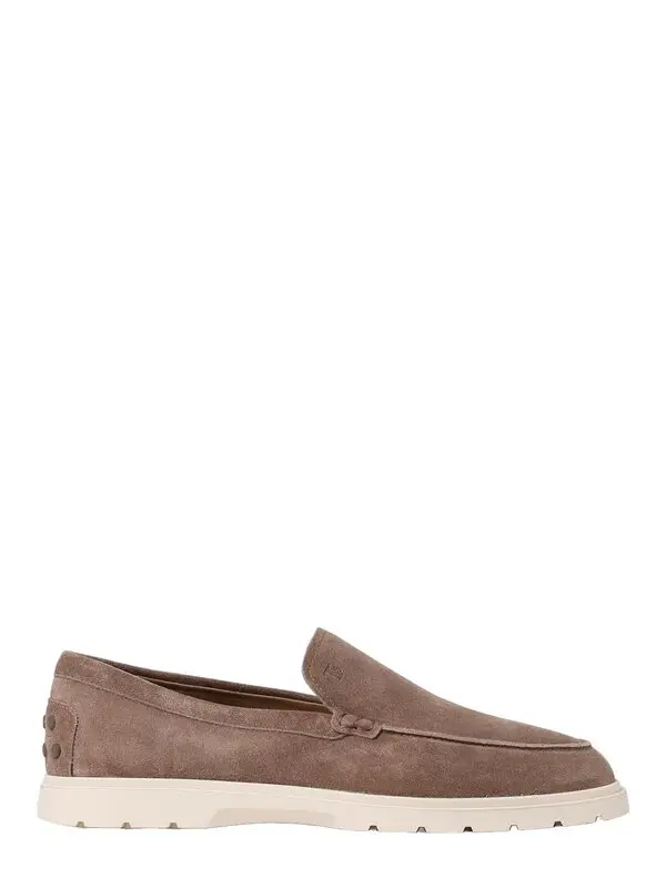 TOD'S Suede Loafers - Beige
