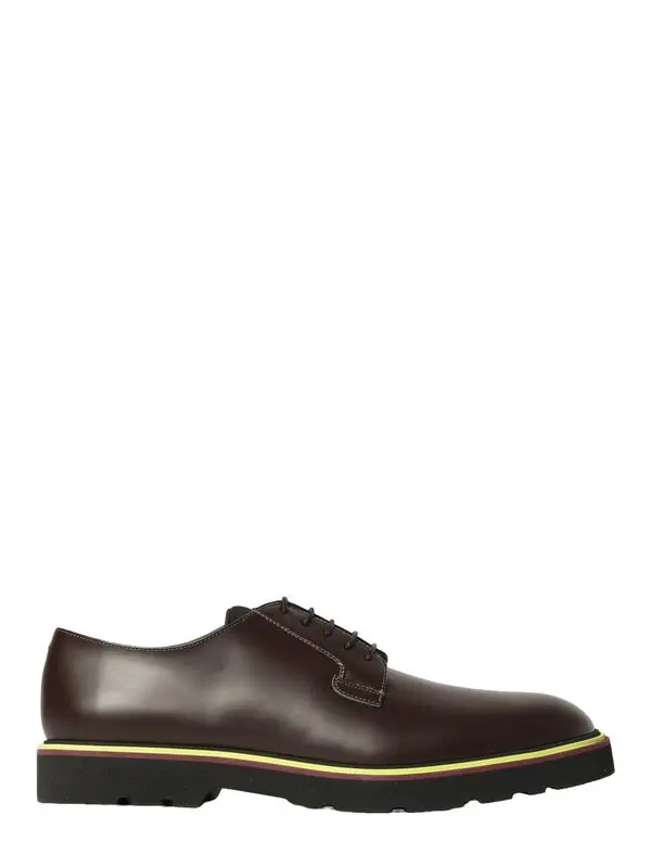 Paul Smith Derby Shoes With Contrast Detailing - Black