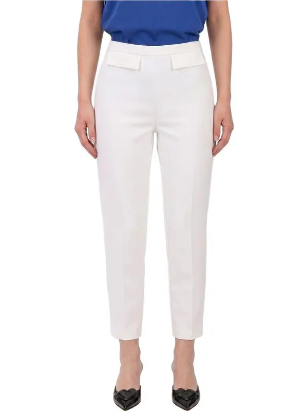 Elisabetta Franchi Tailored Pants - Ivory