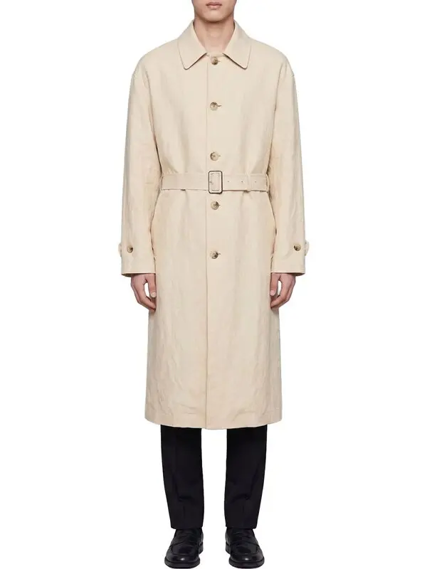 Dolce & Gabbana Tailored Belted Jacket - White