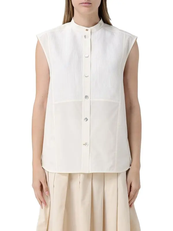 Paul Smith Sleeveless Shirt - Cream