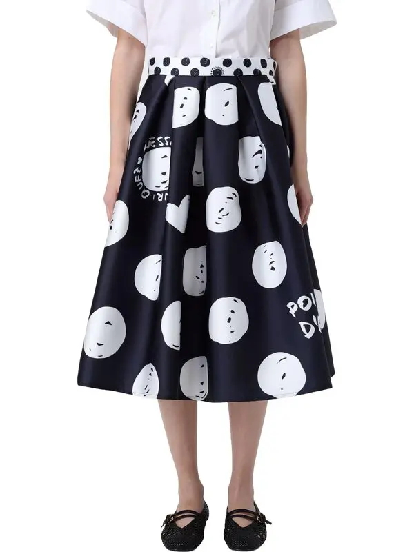 ALESSANDRO ENRIQUEZ Midi Skirt - Black