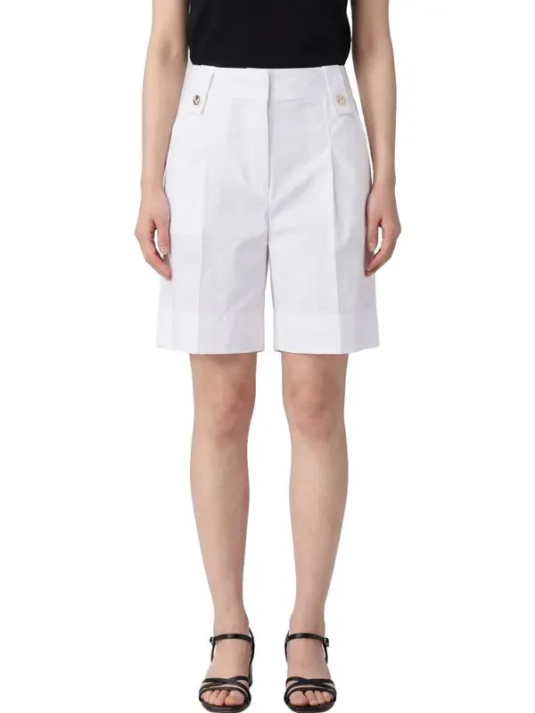 Liu Jo Tailored Pleated Shorts - White