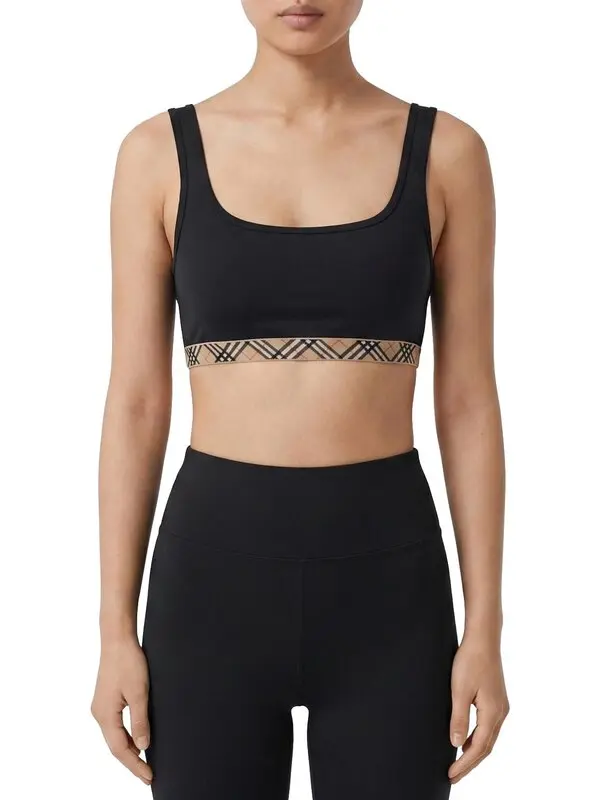 Burberry Logo Band Top - Black