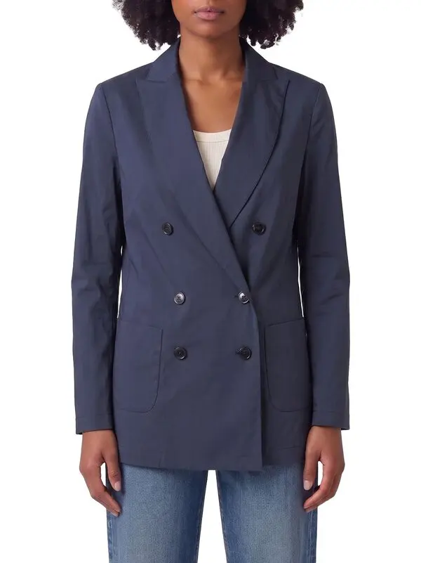 MYTHS Double Breasted Blazer - Blue