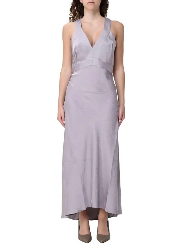 BOSS Jacquard Maxi Dress - Lilac