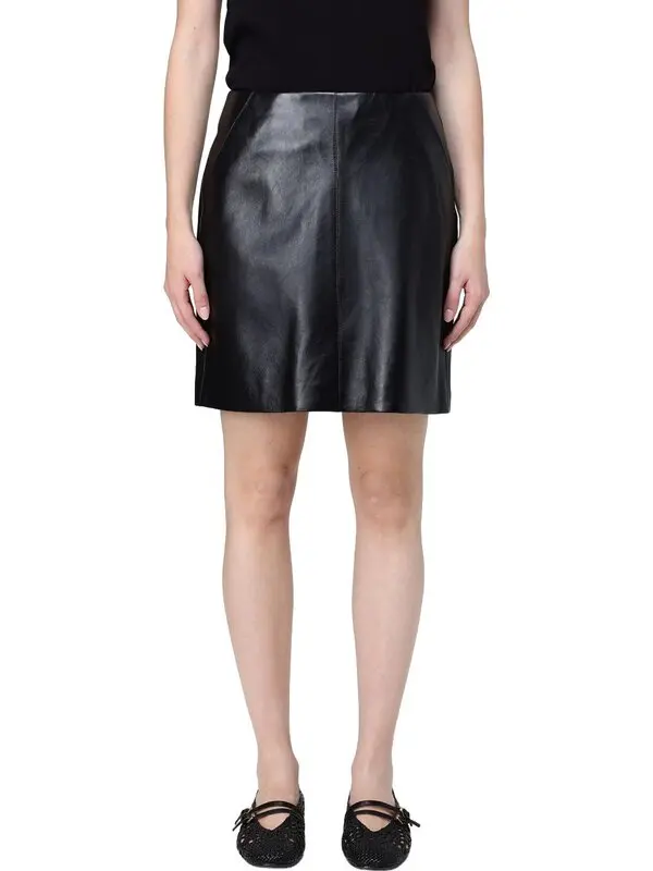 BOSS Leather Skirt - Black