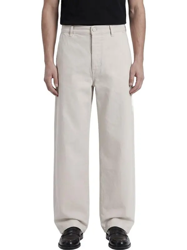 Ami Wide Leg Jeans - White