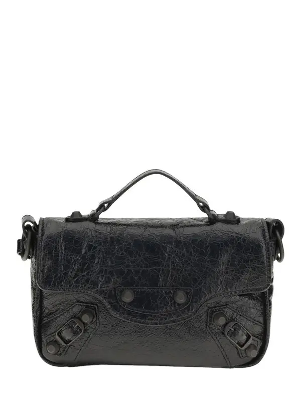 Balenciaga Leather Crossbody Bag - Black