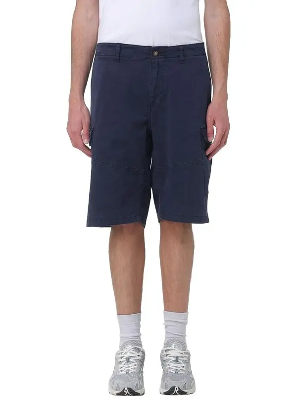 BLAUER. Tailored Cargo Shorts - Blue
