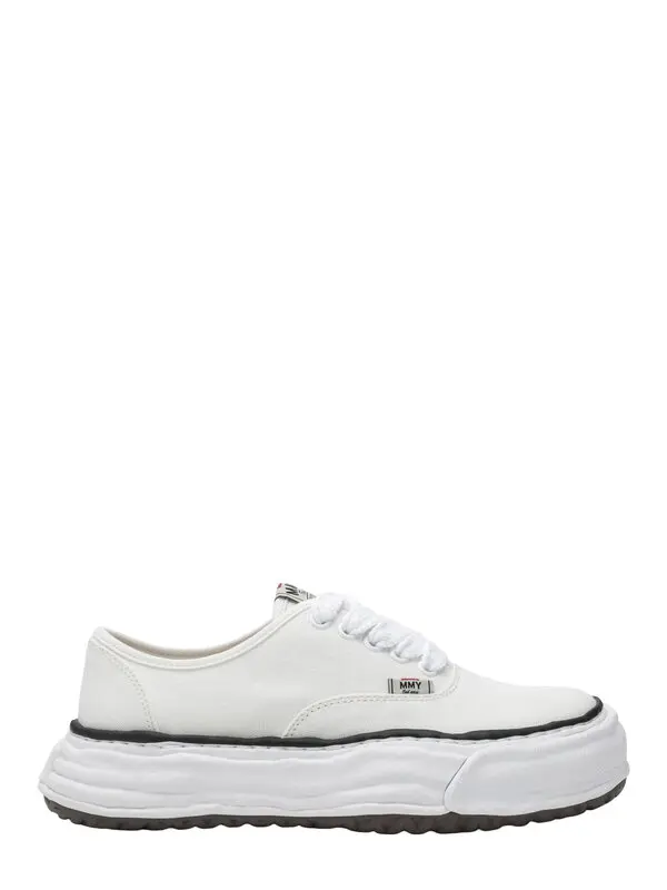Mihara Yasuhiro Canvas Low Top Sneakers - White